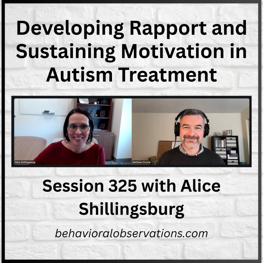 Developing Rapport and Sustaining Motivation in Autism Treatment ...